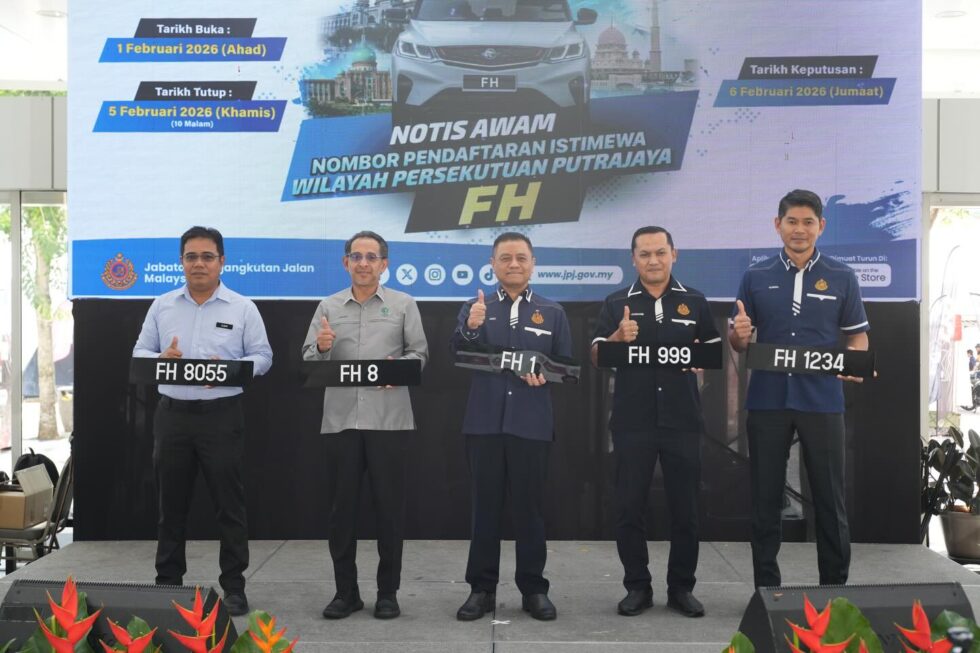 JPJ buka bidaan nombor pendaftaran istimewa siri ‘FH’ sempena Hari ...